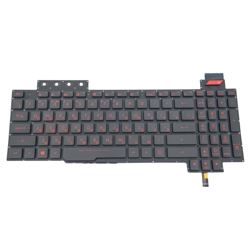 Клавіатура для ASUS FX503 FX503V FX503VM FX503VD FX63 FX63V FX63VD FX63VM