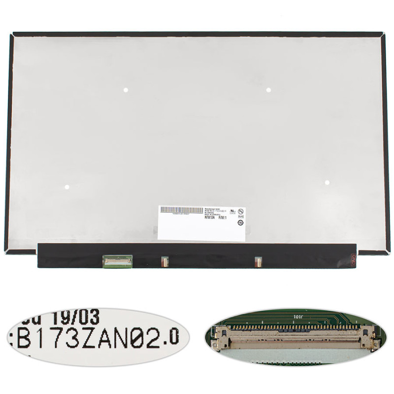 Матрица 17.3 B173ZAN02.0 3840*2160 40pin eDP IPS LED SLIM